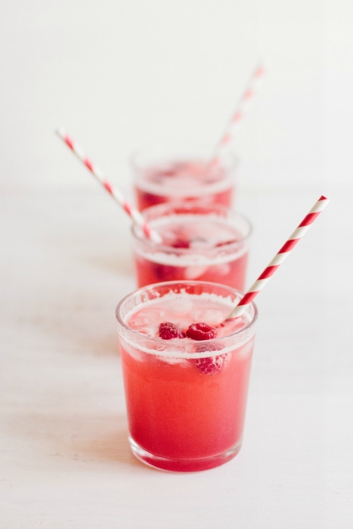 rhubarb raspberry fizz | The Vanilla Bean Blog