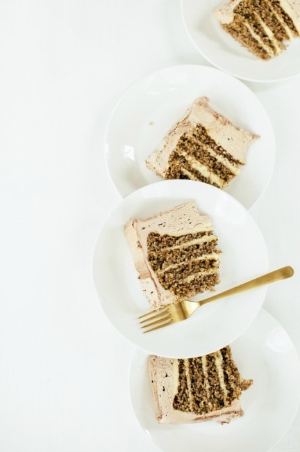 Hazelnut Cake With Mousseline and Buttercream | The Vanilla Bean Blog
