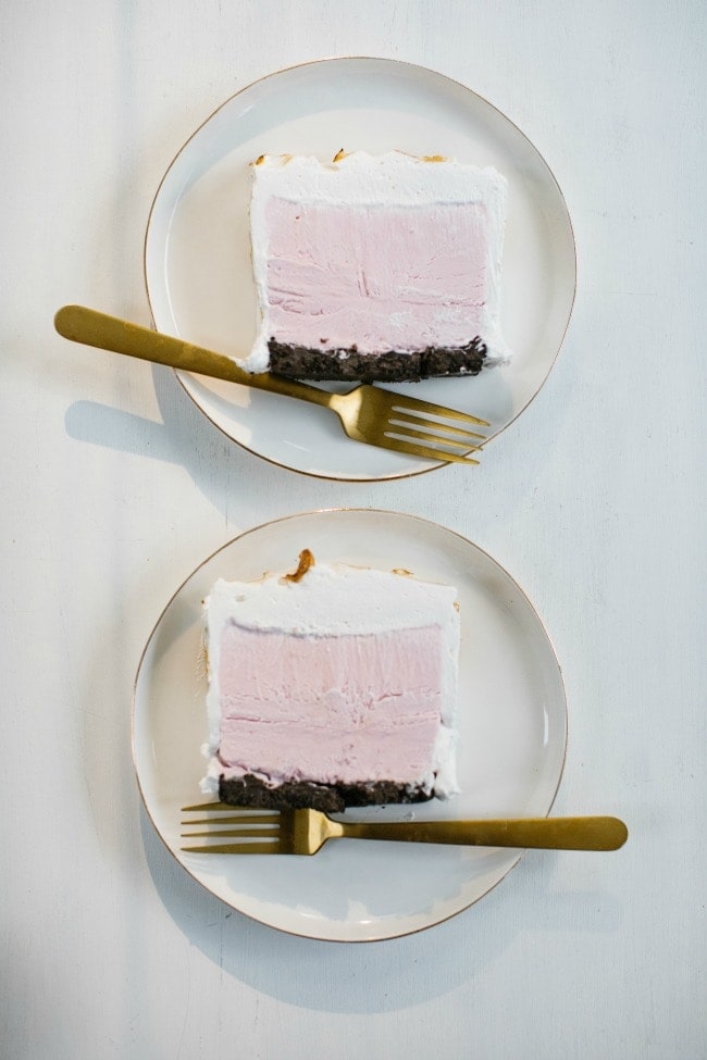Raspberry Ice Cream Cake | The Vanilla Bean Blog