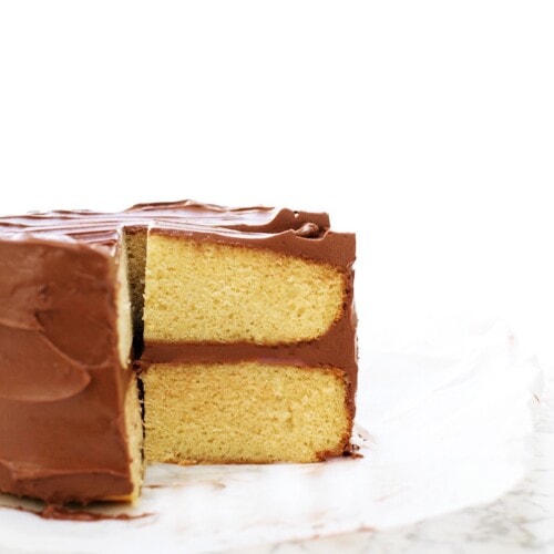 Classic Yellow Birthday Cake | The Vanilla Bean Blog