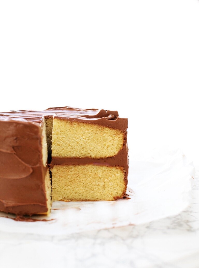 Classic Yellow Birthday Cake | The Vanilla Bean Blog