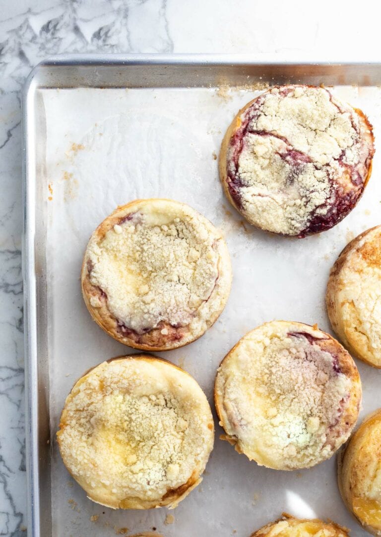 Creamy Jammy Coffee Cakes | The Vanilla Bean Blog