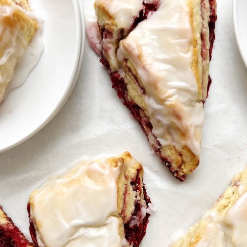 Flaky Raspberry Scones | Sarah Kieffer