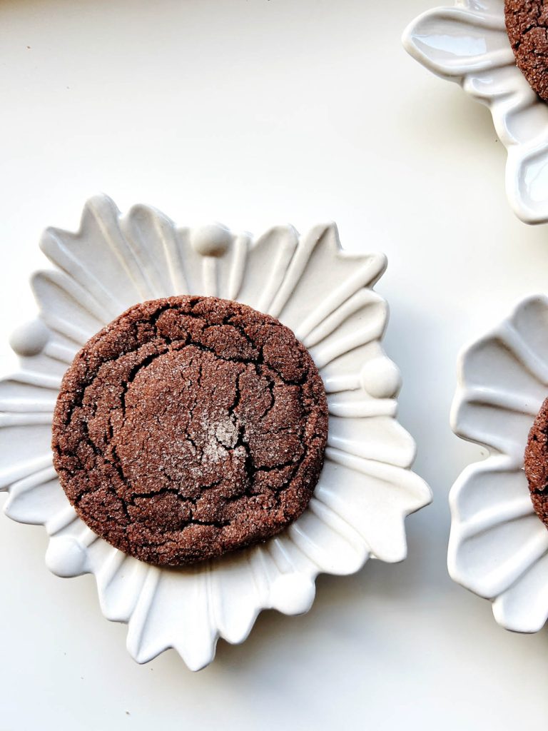 Chewy Chocolate Sugar Cookies with Cardamom | Sarah Kieffer