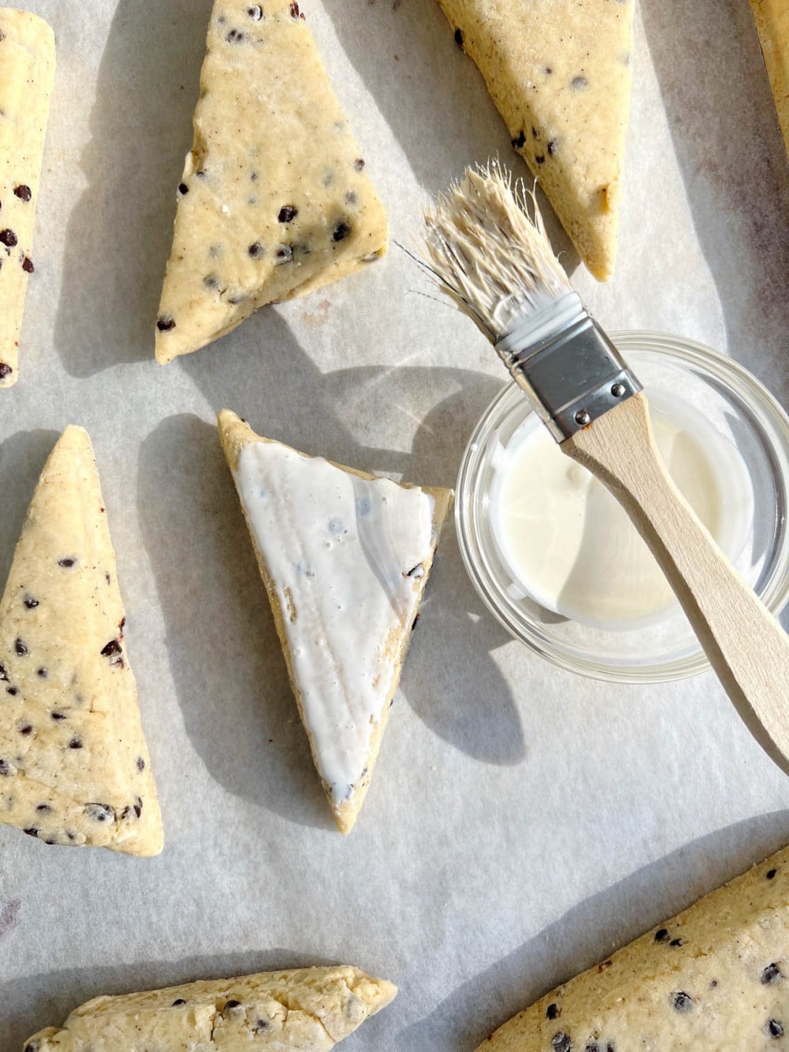 Tender, Buttery Chocolate Chip Scones | Sarah Kieffer