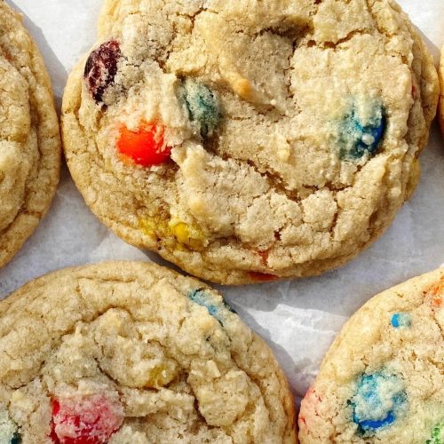 Soft and Chewy M&M Cookies | The Vanilla Bean Blog